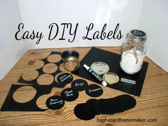 Easy DIY Labels – Haphazard Homemaker