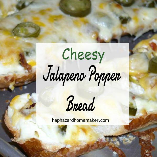 Cheesy Jalapeno Popper Bread – Haphazard Homemaker