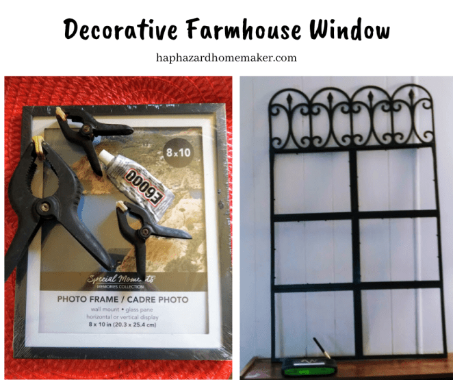 Farmhouse Window – Dollar Tree DIY – Haphazard Homemaker
