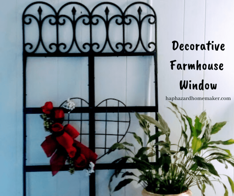 Farmhouse Window – Dollar Tree DIY – Haphazard Homemaker