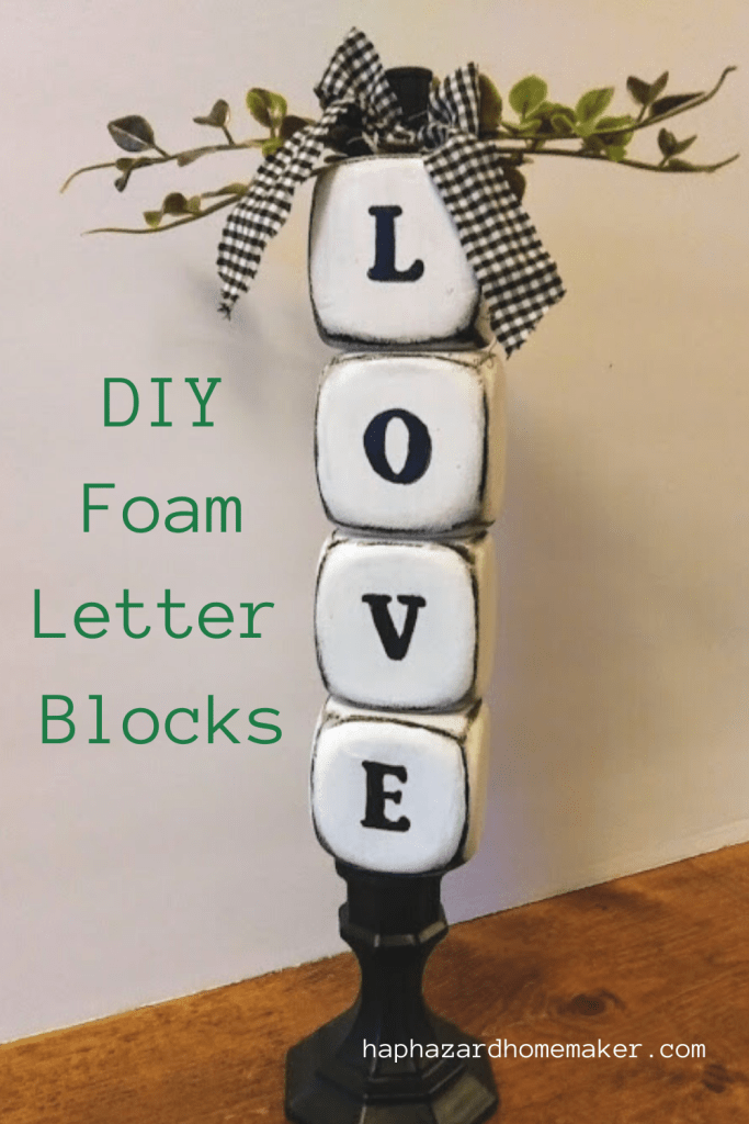 Stacked Letter Blocks – Haphazard Homemaker