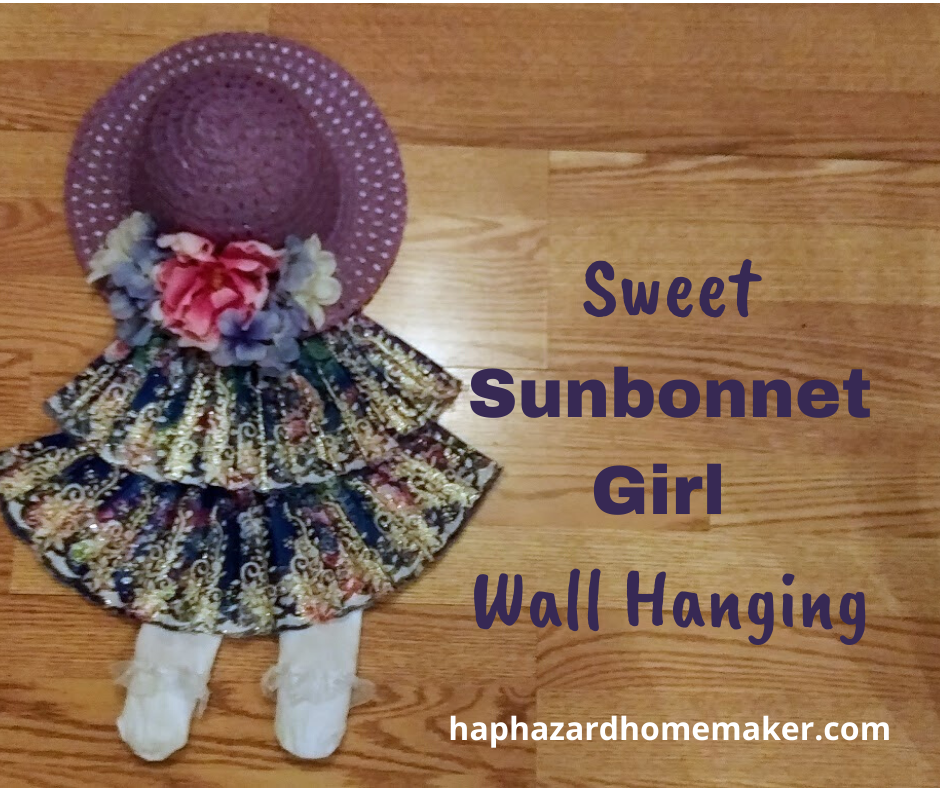 Sunbonnet Girl Wall Hanging – Haphazard Homemaker